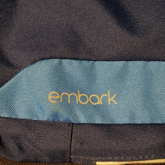 Embark | Bags | Embark Black And Blue Flip Open Type Backpack | Poshmark